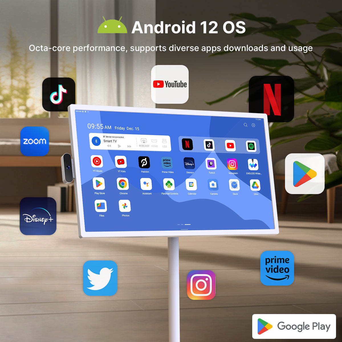 32 inch Portable Touch Smart TV – Apolosign