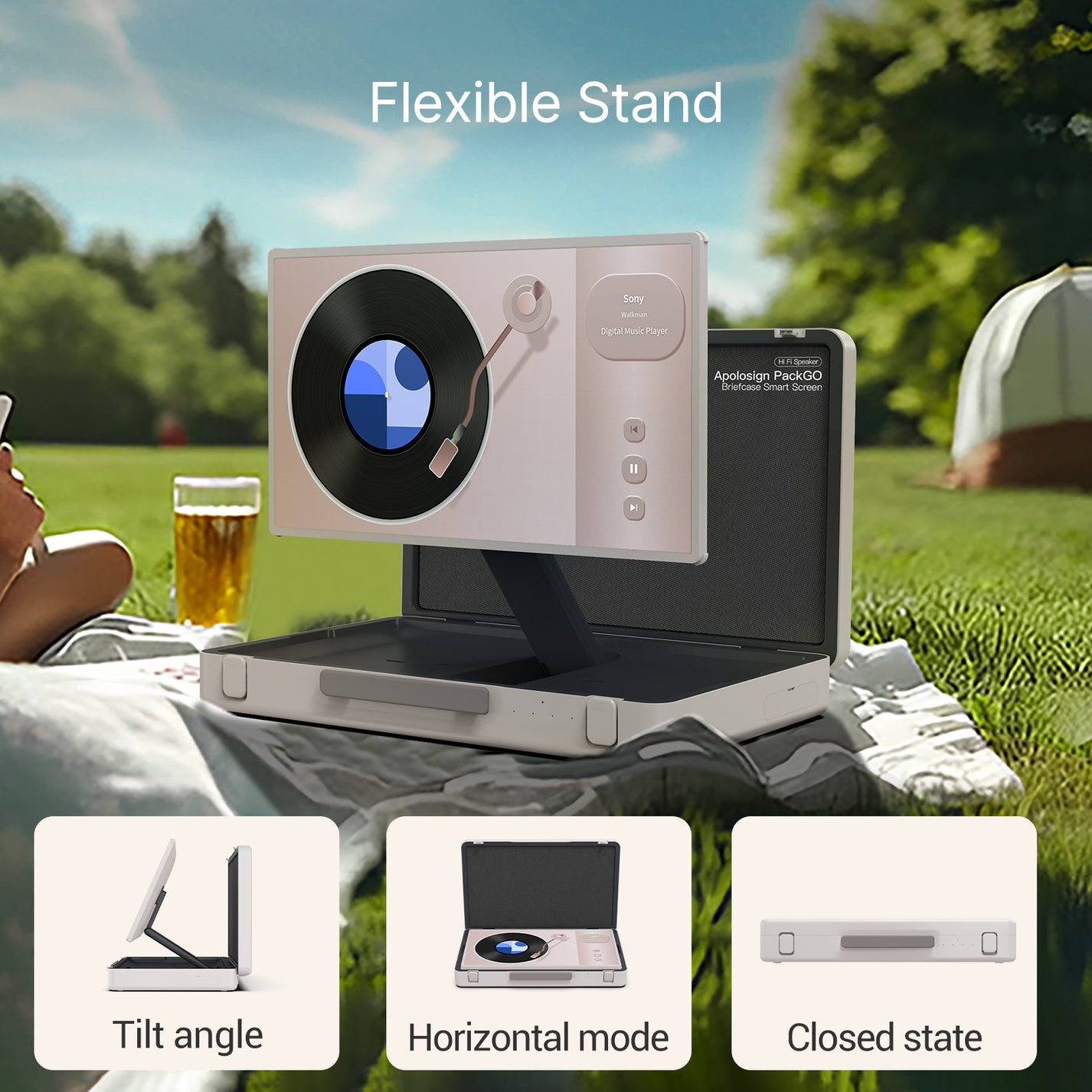 27 inch Briefcase Design Touch TV: The Portable Entertainment System ...